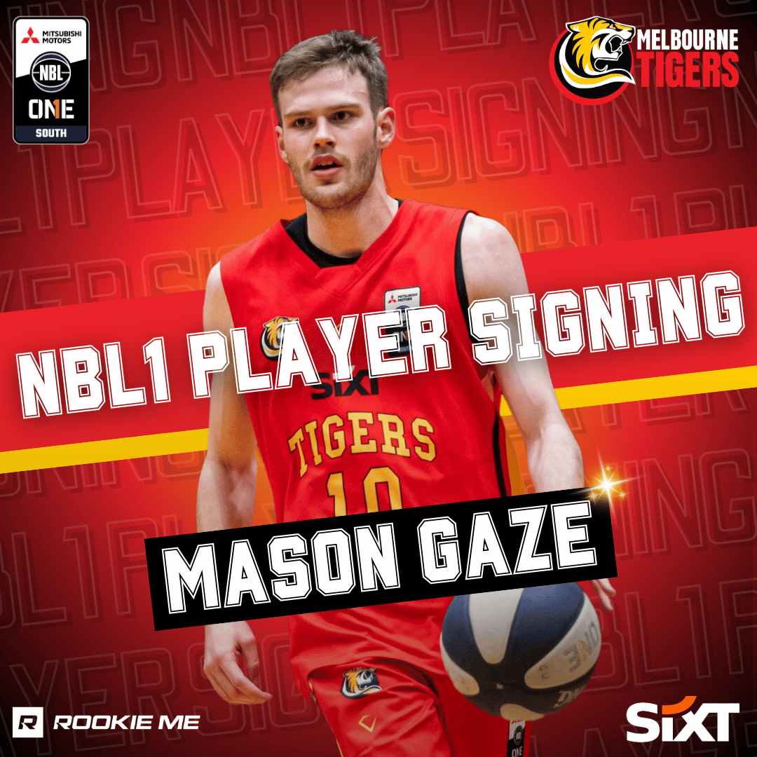 Mason Gaze is back for another NBL1 season! | Melbourne Tigers