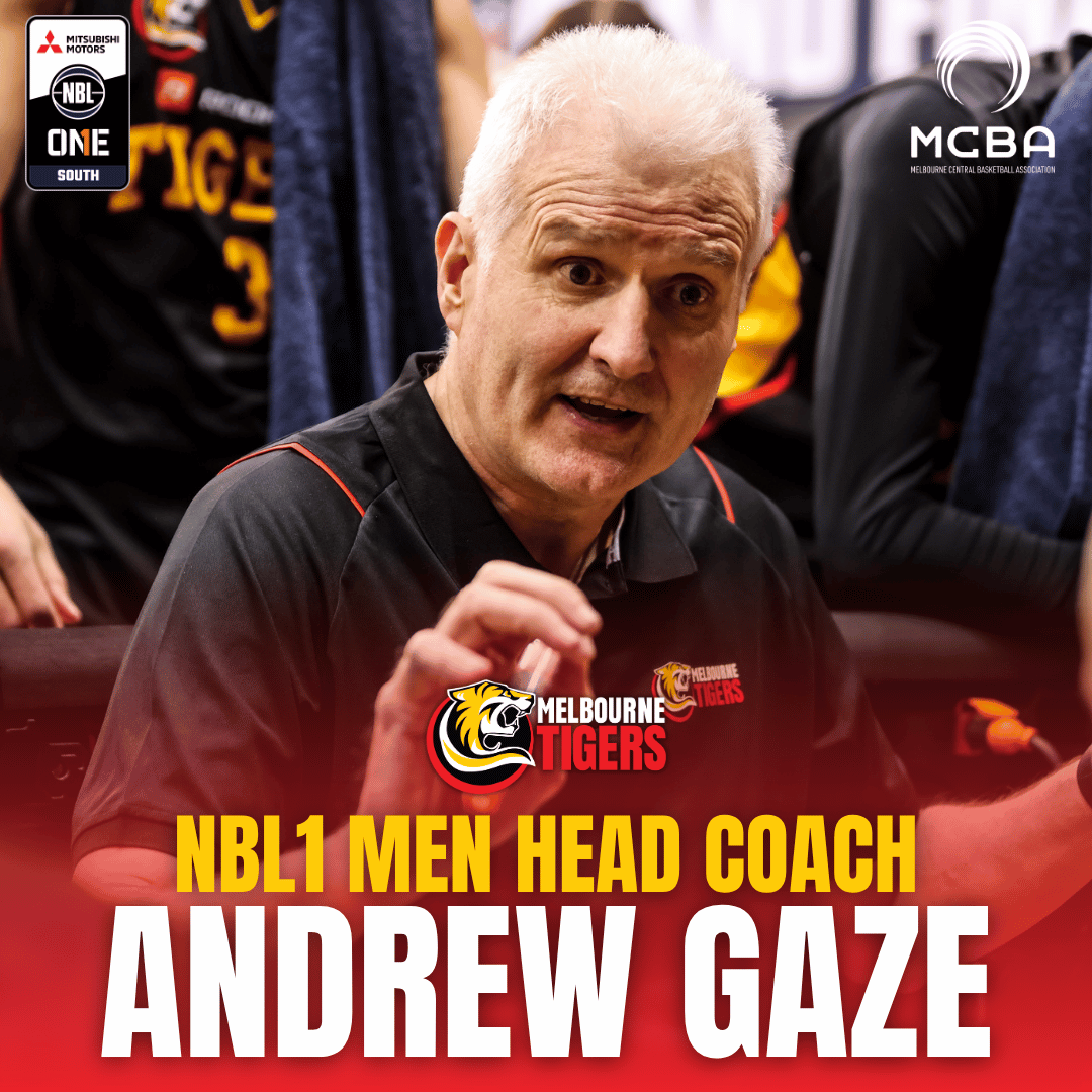 Andrew Gaze Re-Signs as NBL1 Men’s Head Coach for 2026! | Melbourne Tigers