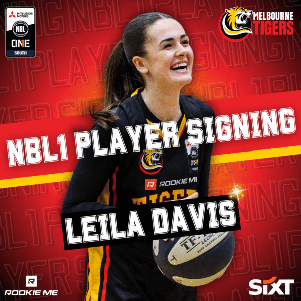 Leila Davis re-signs at the Tigers for NBL1 2026! | Melbourne Tigers